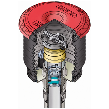 OPW 1-2100C-DEVR Thread-On Spill Container (Cast Iron Base w/ Drain ...