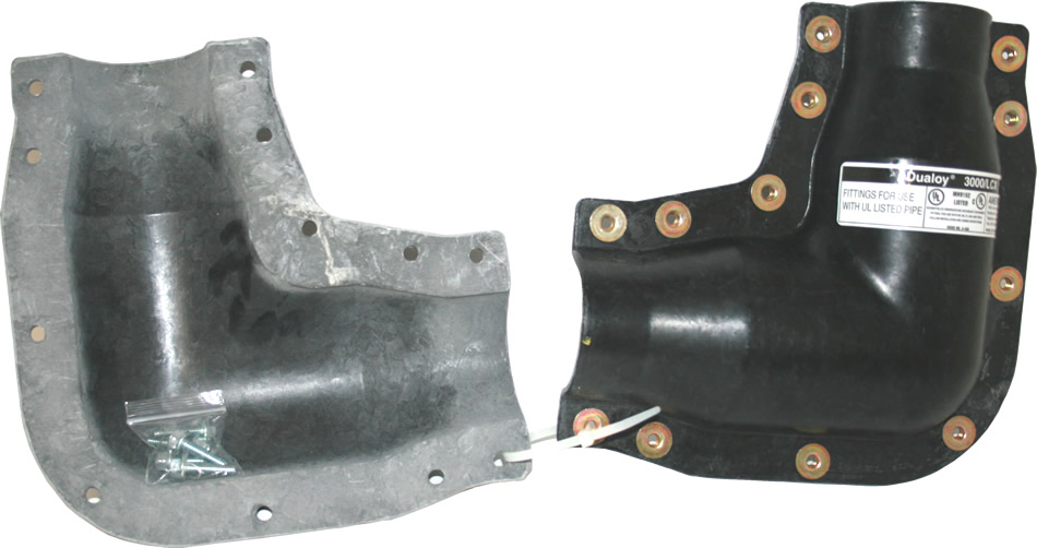Dualoy 3000/LCX Clam Shell Elbow (90) - National Petroleum Equipment