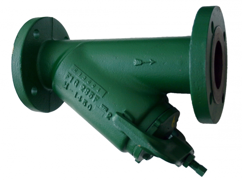 Morrison Bros 285FDI Bottom Clean-Out Line Strainer - Flanged, Ductile ...