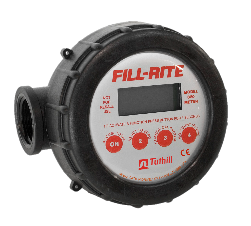Fill-Rite 820 1" Digital Display Nutating Disc Meter - National ...