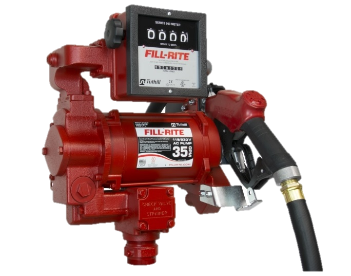 Fill Rite FR311VLB 115/230VAC Pump with Automatic Nozzle and 901CL ...