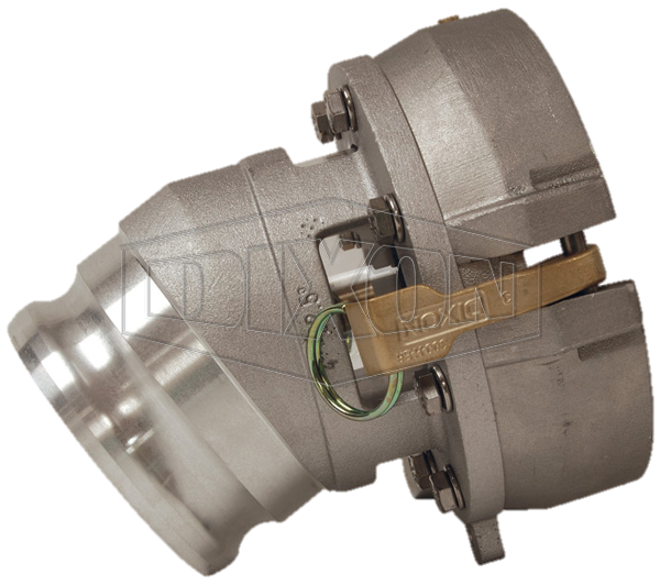 Dixon 4" API Two Piece Drop Adapter with Sight Glass - National ...