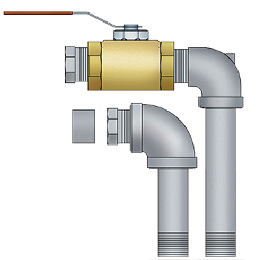 OPW FlexWorks 4" x 1" x 3/4" Pipe Joining Kit - National Petroleum ...