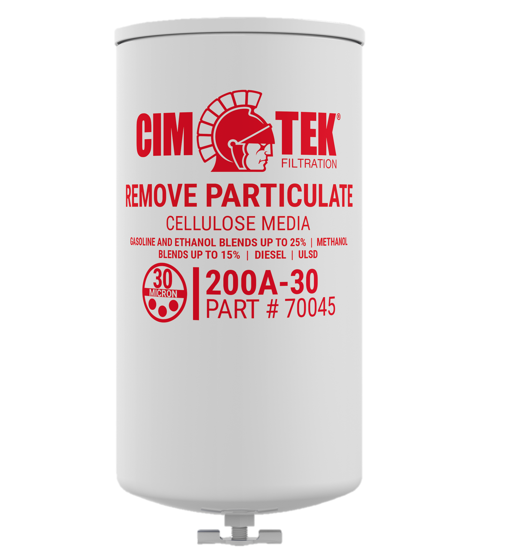 CimTek 200A-30 Series 1" Filter w/ Drain - National Petroleum Equipment