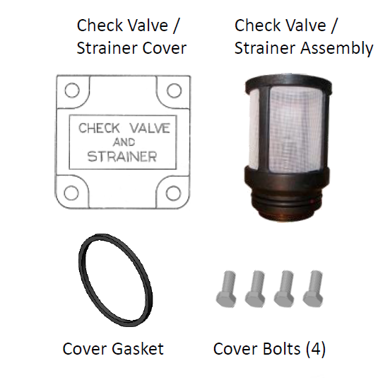 Fill Rite KIT300SG Check Valve/ Strainer Assembly for 300 Series Pumps ...