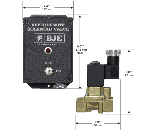 BJE Keyed Remote Solenoid Valve System - National Petroleum Equipment
