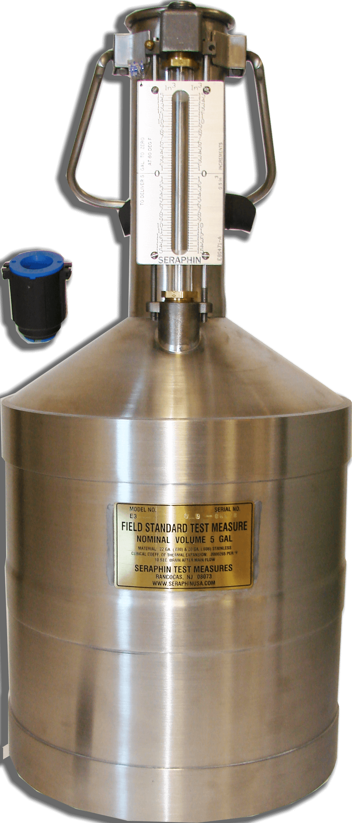 5 Gallon SS Steel Calibration Can for DEF - National Petroleum Equipment