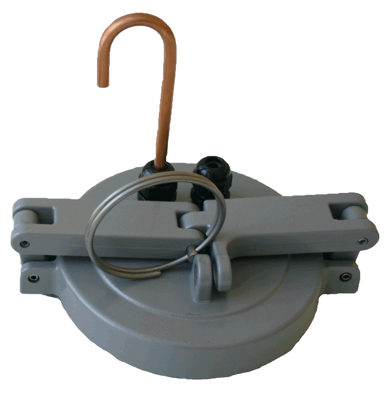 Morrison Bros 4” Tank Monitor Cap with two 3/8” Connectors and Vent ...