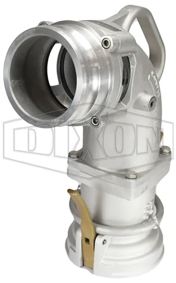 6010ASAL - Bay-Lite Elbow, Side Seal, 4" Male Adapter and Locking Ring ...