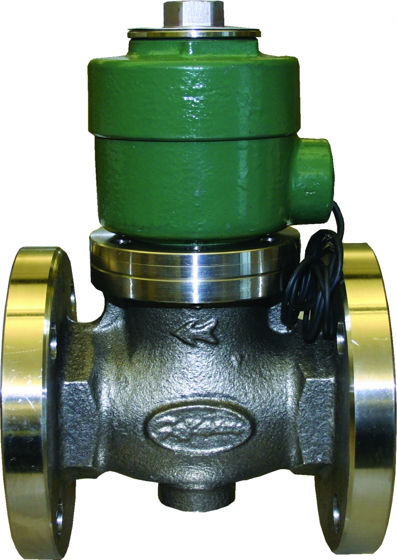 Morrison Bros 2" Solenoid Valve, SS (PTFE), w/120/60 Volt AC Coil ...