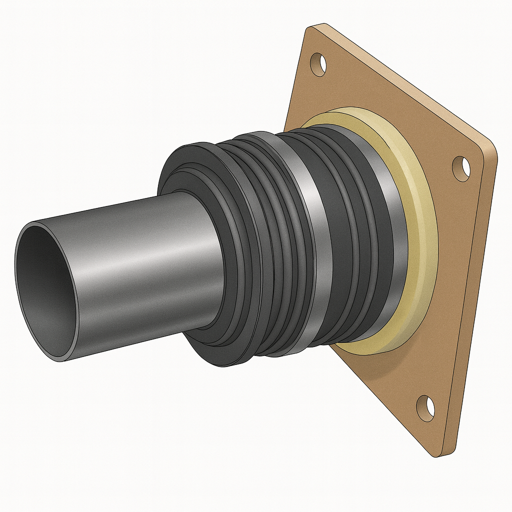 Omegaflex 2" Low Profile Chase Pipe Entry Fitting to DoubleTrac 2" Does ...