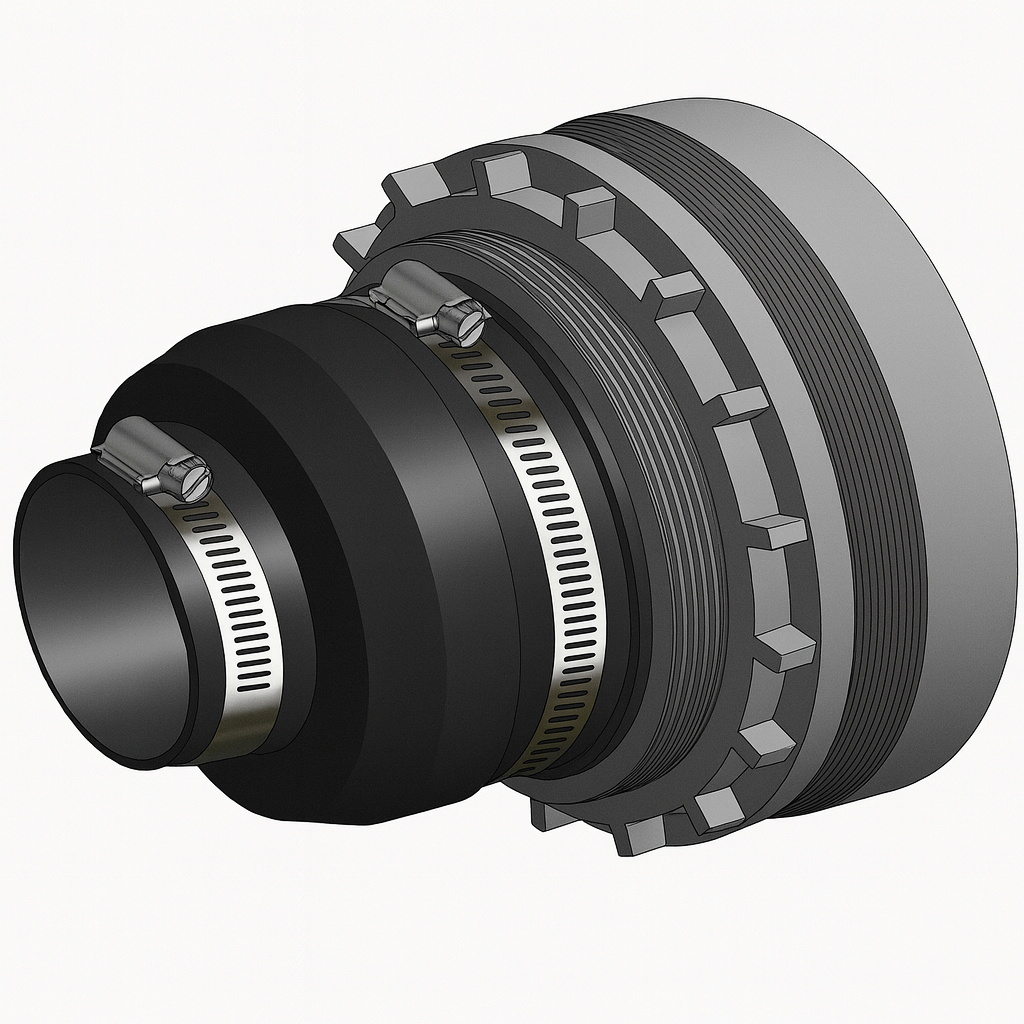 Omegaflex Chase Pipe Entry Fitting to DoubleTrac 1" Does Not Include ...