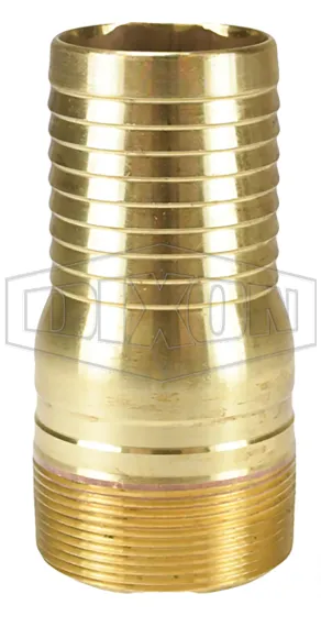 Dixon Valve BST25 - King Combination Nipple NPT Threaded End No Knurl - National Petroleum Equipment