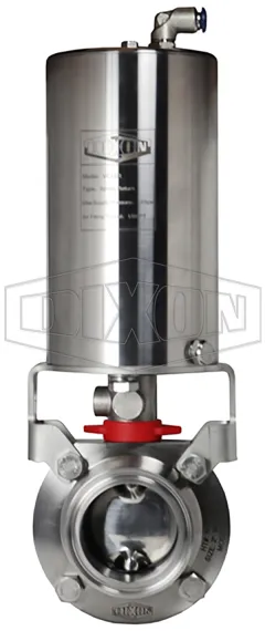Dixon Valve L5107E150CCH - L5107-Series Butterfly Valve with Vertical ...