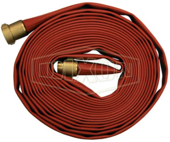 Dixon Valve H515R100RBF - 500# Nitrile Covered Fire Hose Light Duty- UL ...