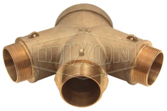 Dixon Valve FR3C6025F - Three-Way Male Outlet Roof Connection Back ...