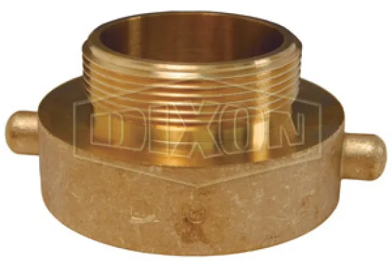 Dixon Valve HA2520 - Hydrant Adapter Pin Lug Brass - National Petroleum ...