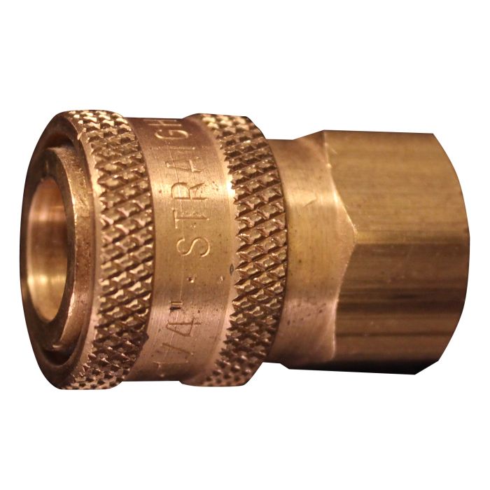 Milton 1/4" FNPT Straight Through Coupler - National Petroleum Equipment