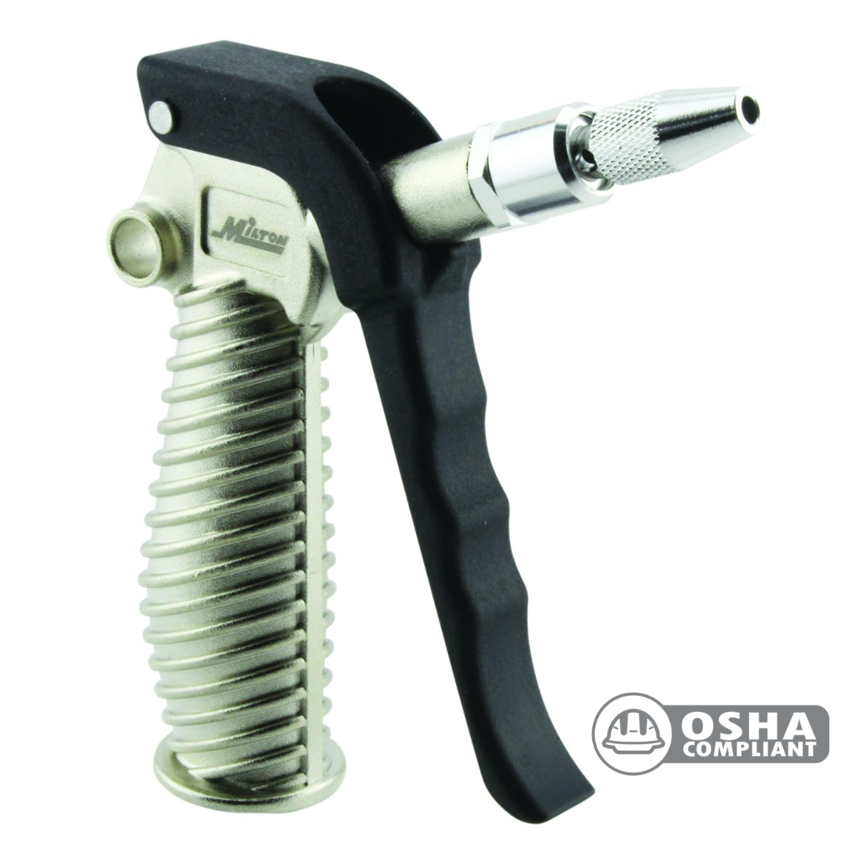 Milton Turbo Pistol Grip Blow Gun Adjustable Nozzle 42 CFM, 230 Max PSI ...