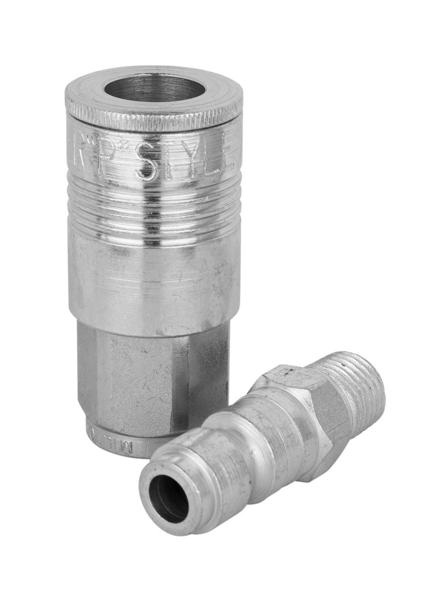 Milton 1/4" NPT P-Style Coupler and Plug - National Petroleum Equipment