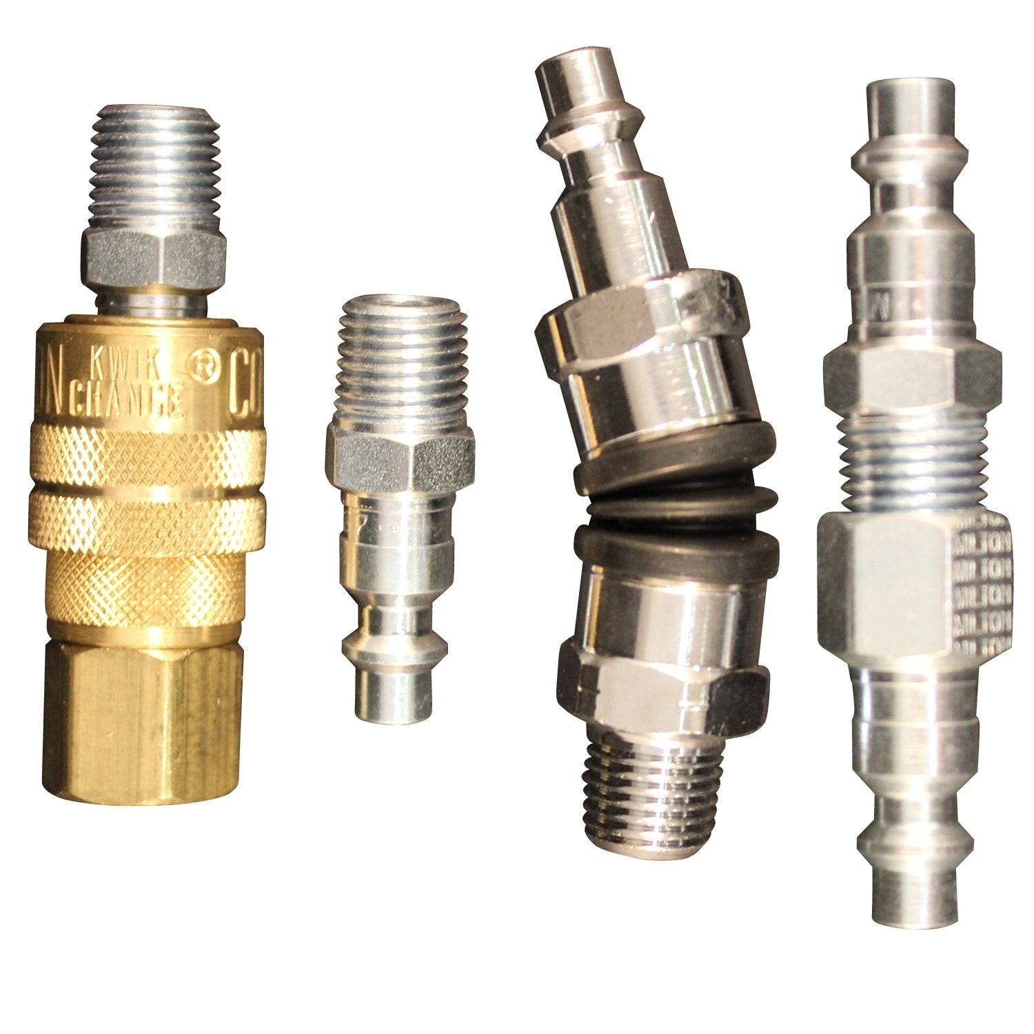 Milton 1/4" M-STYLE® Swivel Coupler and Plug Kit - National Petroleum ...